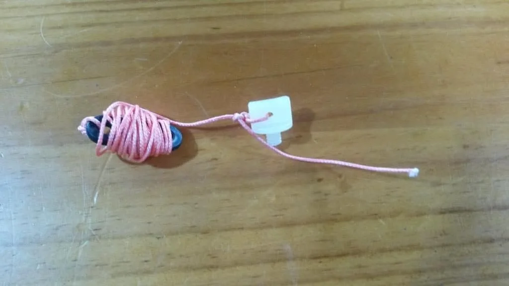 A taut string will act as a tripod or a gun rest! | The Ultralight Hiker